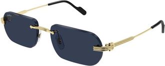 Cartier Premi&egrave;re Sonnenbrille - - Accessories - Herren - Gelb - 55 MM