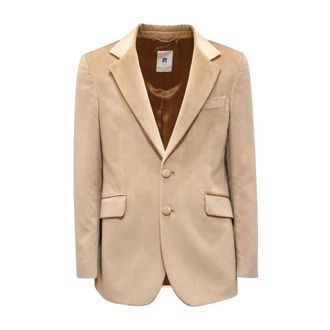 PT01 Samtjacke Made in Italy Tl3Fmpo10Lac - - Jackets - Herren - Beige - M