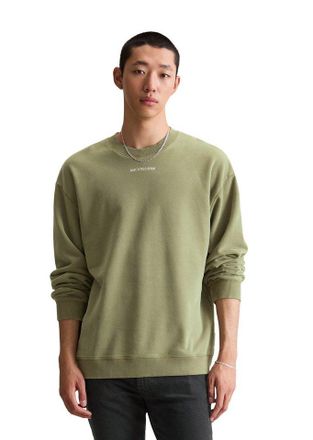 Marc O'Polo Denim Sweatshirt Gerippter Rundhals, relaxed fit, weiche Innenseite