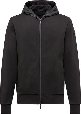 Moncler Moncler Sweat Zipp&eacute; En Coton, Homme, Noir, Taille: L