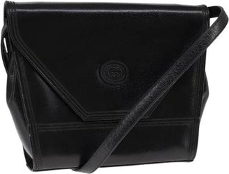 Gucci Pre-owned Cuir sacs-gucci - Femme - Pre-owned - Noir - Taille: ONE Size