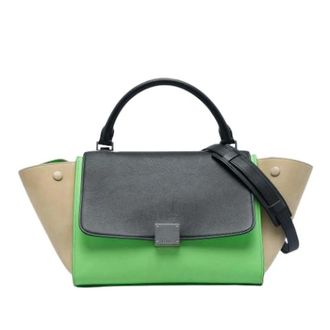 Celine Pre-owned Trapeze - Femme - Pre-owned - Vert - Taille: ONE Size