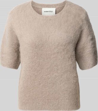 someday Pullover aus Alpaka-Mix mit Rundhalsausschnitt Modell Tirina