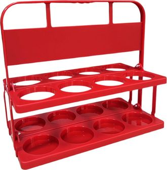 Generico Bierflaschenhalter - tragbare Getr&auml;nkekiste | 8er-Pack faltbarer Weinhalter mit Griff, wiederverwendbarem Service und Aufbewahrungsboxen f&uuml;r gro&szlig;e Tas