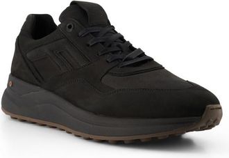 Floris Van Bommel Herren Sneaker schwarz Nubuk-/Veloursleder