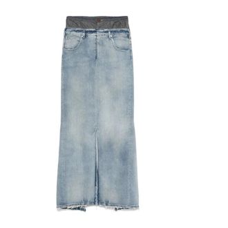 Maison Margiela Elegantes Maxi-Rock - - Skirts - Damen - Blau - XS