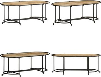 vidaXL Couchtisch 110x55x40 cm Raues Mangoholz - Vidaxl