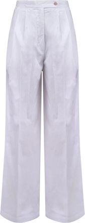 Semicouture Femme, Pantalons, Blanc, Taille: 40 FR Pantalone Camelia