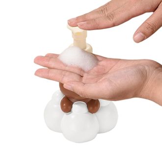 Generico Seifenspender f&uuml;r B&auml;ren-Seife, nachf&uuml;llbar, 300 ml, entz&uuml;ckender Beh&auml;lter mit B&auml;renmotiv, nachf&uuml;llbare Pumpflasche f&uuml;r K&uuml;che, Seife, Duschgel, Fl&uuml;ssig