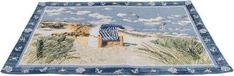 Sander Gobelin Platzset Tischset Motiv Beach Chair 32 x 48 cm maritim