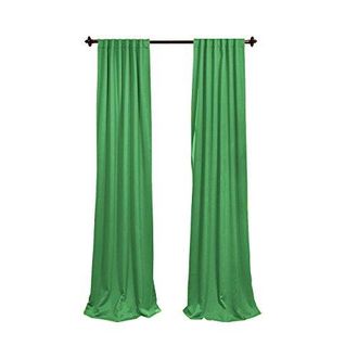 LA Linen Popeline-Hintergrund, Polyester, Jade, 243,8 x 147,3 cm, 2 Stück