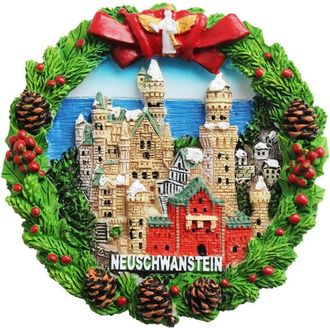 Generic Schloss Neuschwanstein Poly Souvenir Magnet Germany Allgäu Neu