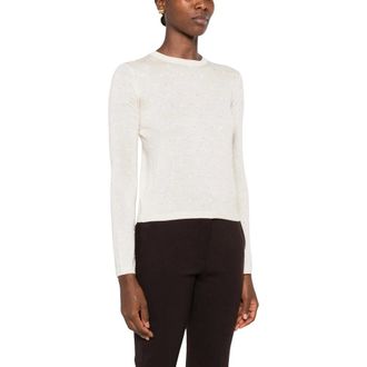 Max Mara Femme, Pulls, Beige, Taille: 40 FR Pull en fil de viscose