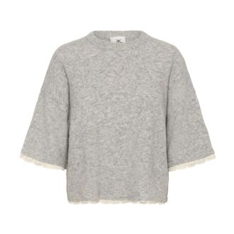 Karen by Simonsen Damen, Strickwaren, Grau, XSGr&ouml;&szlig;e