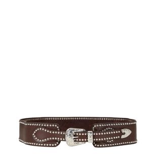 Oltre Western Belt - - Accessories - Damen - Braun - L/XL