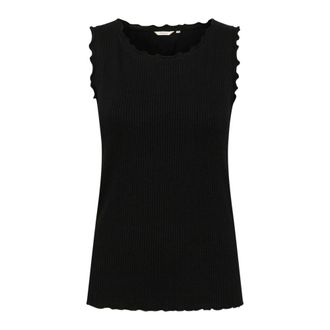 Cream Femme, Tops, Noir, Taille: 38 FR Haut c&ocirc;tel&eacute; noir &agrave; encolure bateau