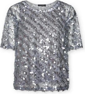 Elena Miro Damen, Blusen & Hemden, Grau, 5XLGröße