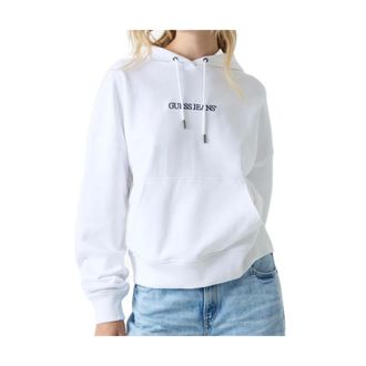 Guess Damen, Sweatshirts & Hoodies, Wei&szlig;, MGr&ouml;&szlig;e