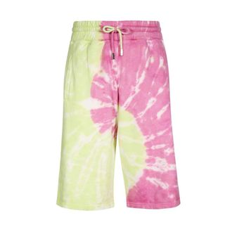 GCDS Tie-Dye Baumwoll Bermuda Shorts - - Shorts - Herren - Mehrfarbig - XS