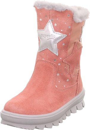 Superfit M&auml;dchen Flavia Warm Gef&uuml;tterte Gore-tex Rosa/Silber 5530 Stiefel, Rosa Silber 5530, 31 EU