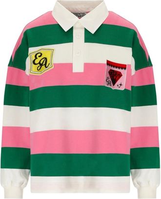 Essentiel Femme, Tops, Multicolore, Taille: 38 FR Joueur Striped Poloshirt