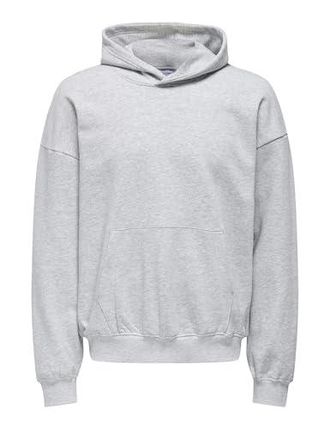 Only & Sons Sweat &agrave; Capuche ONSTURNER Sweat-Shirts Light Grey Melange XXL Light Grey Melange XXL