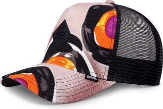 Djinns Paintdots (Black/orange/Purple) - Trucker Cap Meshcap Hat Kappe Mütze Caps