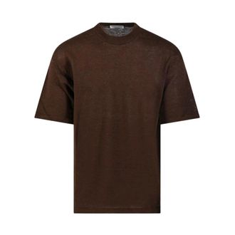 Roberto Collina Herren, Oberteile, Braun, LGr&ouml;&szlig;e