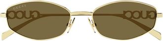 Gucci Gg1802S Sonnenbrillen - - Accessories - unisex - Gelb - 55 MM