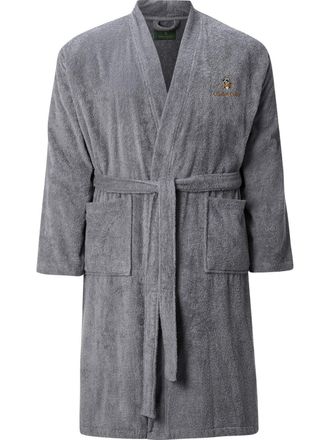 Charles Colby Herren Bademantel Lord Curet grau, 5XL (XXXXXL) - 72/74