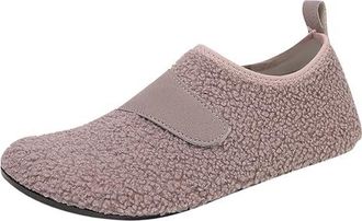 Generic Chaussures dint&eacute;rieur pelucheuses et confortables pour homme et femme - Chaussures de yoga l&eacute;g&egrave;res et antid&eacute;rapantes - Couleur unie - Pieds nus Schuhe