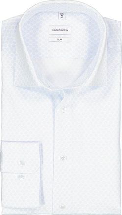 Seidensticker Seidensticker Herren Hemd wei&szlig; gemustert