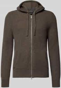 Marc O'Polo Regular Fit Strickjacke aus Schurwoll-Mix mit Baumwoll-Anteil