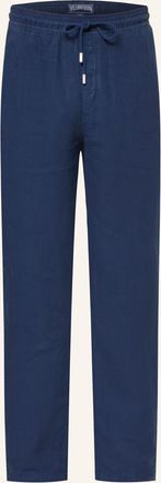 Vilebrequin Leinenhose Pacha blau