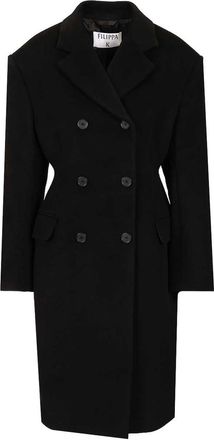 Filippa K Manteau Au Genou - Noir