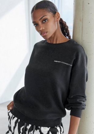 French Connection Sweatshirt mit Schriftzug auf dem R&uuml;cken