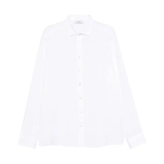 Gran Sasso Ab023940-50 Lang&auml;rmeliges Button-up-Hemd - - Shirts - Herren - Wei&szlig; - L
