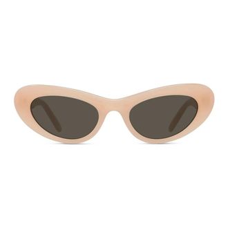 Loewe Rosa ovale Sonnenbrille mit brauner Linse - - Accessories - Damen - Rosa - ONE SIZE