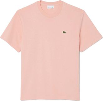 Lacoste Homme, Tops, Rose, Taille: XL T-shirt en coton coupe classique