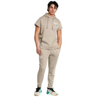 Under Armour Project Rock Jogginghosen f&uuml;r Herren, Athletisch (Braun)