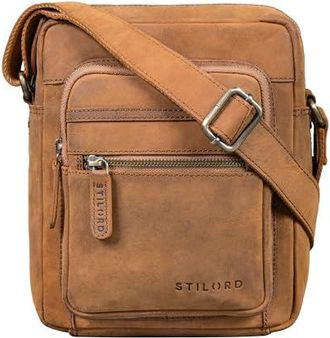 STILORD Rayo Petite Sacoche Bandouli&egrave;re Homme Cuir V&eacute;ritable Sac a Main Vintage Sacs Port&eacute;s &eacute;paule Tendance Besace Retro Crossbody Shoulder Bag Loisir Voyage 