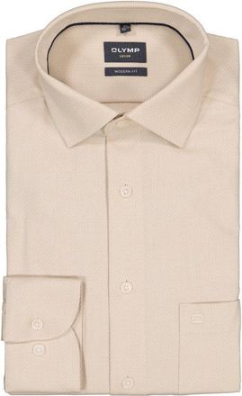 Olymp Herren Hemd beige