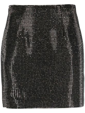 Roland Mouret Minirock mit Pailletten - Schwarz