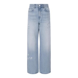 Casablanca Wide Jeans - - Jeans - Damen - Blau - W30