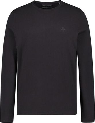 Marc O'Polo Herren Pullover schwarz unifarben