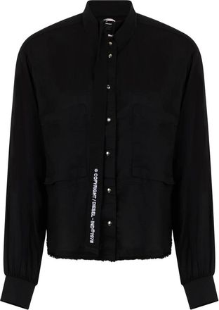 Diesel Femme, Chemises, Noir, Taille: 34 FR C-Super Shirt