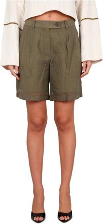 Helmut Lang Femme, Shorts, Vert, Taille: 40 FR Tech Sheer Organza Short