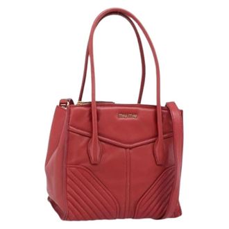 Miu Miu Damen, Pre-Owned, Rot, ONE SIZEGr&ouml;&szlig;e