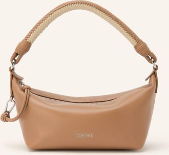 Loewe Schultertasche Cala Mini braun