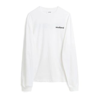 Soulland Homme, Tops, Blanc, Taille: 2Xs/Xs Derek Top &agrave; manches longues